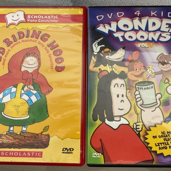 no brand | Other | 2 Disk Kids Cartoon Dvd | Poshmark